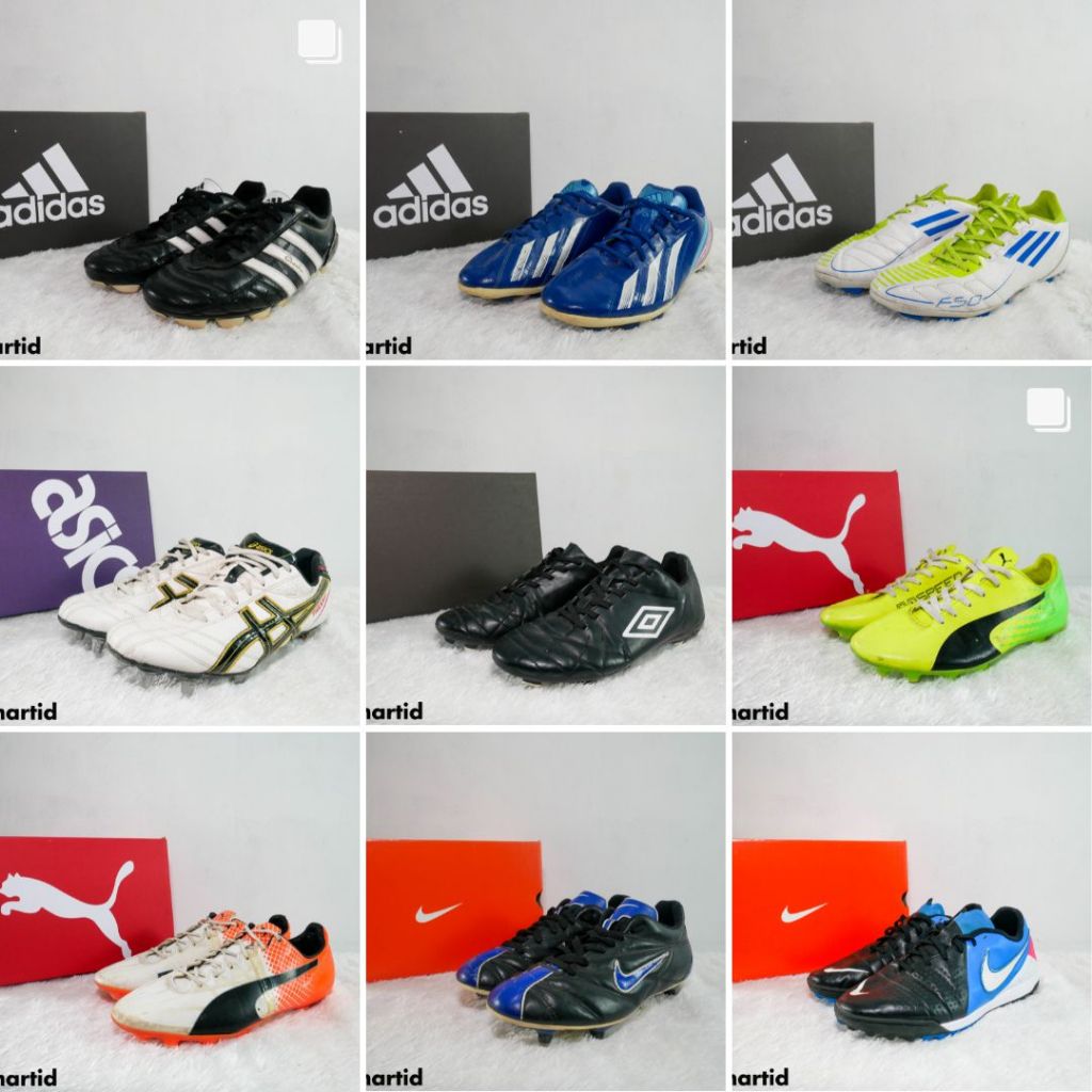 Jual Size 42 Sepatu Bola Second Original Branded Futsal Mini Soccer AG ...