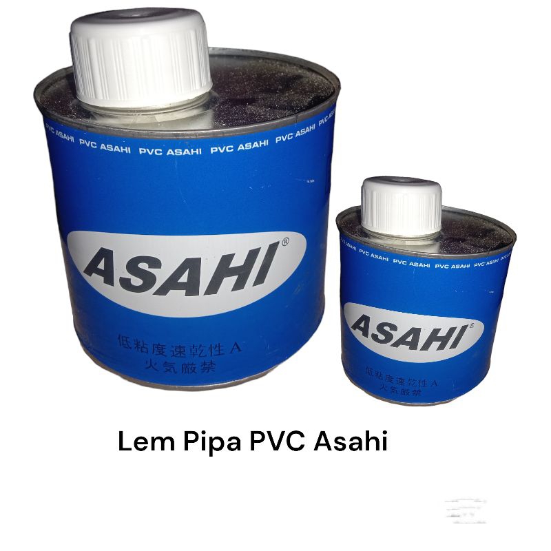 Jual Lem pipa PVC merk Asahi /Lem pipa paralon Merk Asahi 400.gr Harga ...