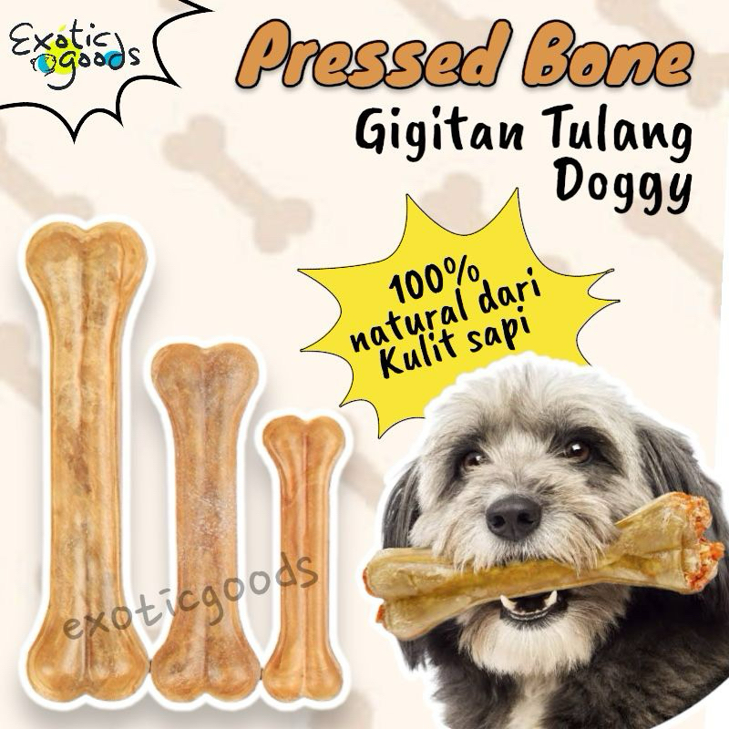 Jual PRESSED BONE RAWHIDE GIGITAN TULANG ANJING BERBAGAI UKURAN MAINAN ...