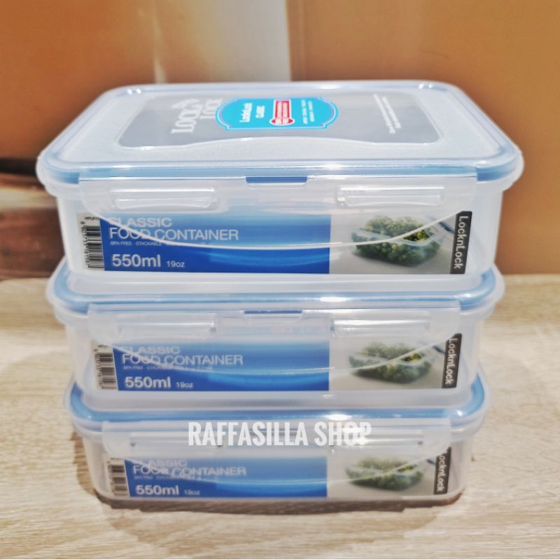 Jual LocknLock Kotak Makan Classic 550ml Lock&Lock Food Container Rectangular | Shopee Indonesia