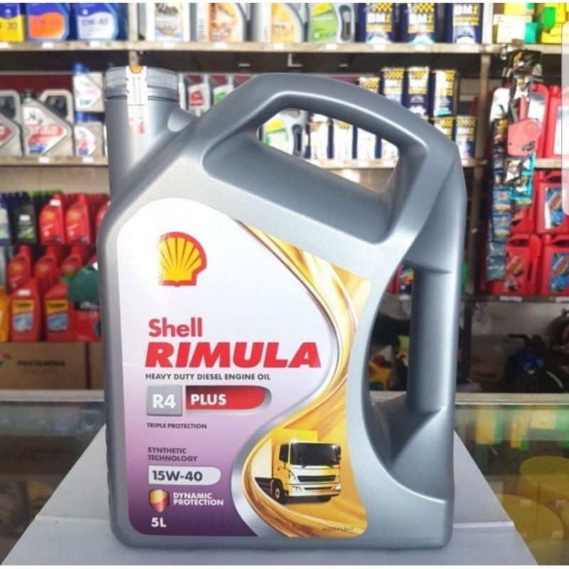 Jual Oli Shell Rimula R4 Plus 15w-40 galon 5 liter | Shopee Indonesia