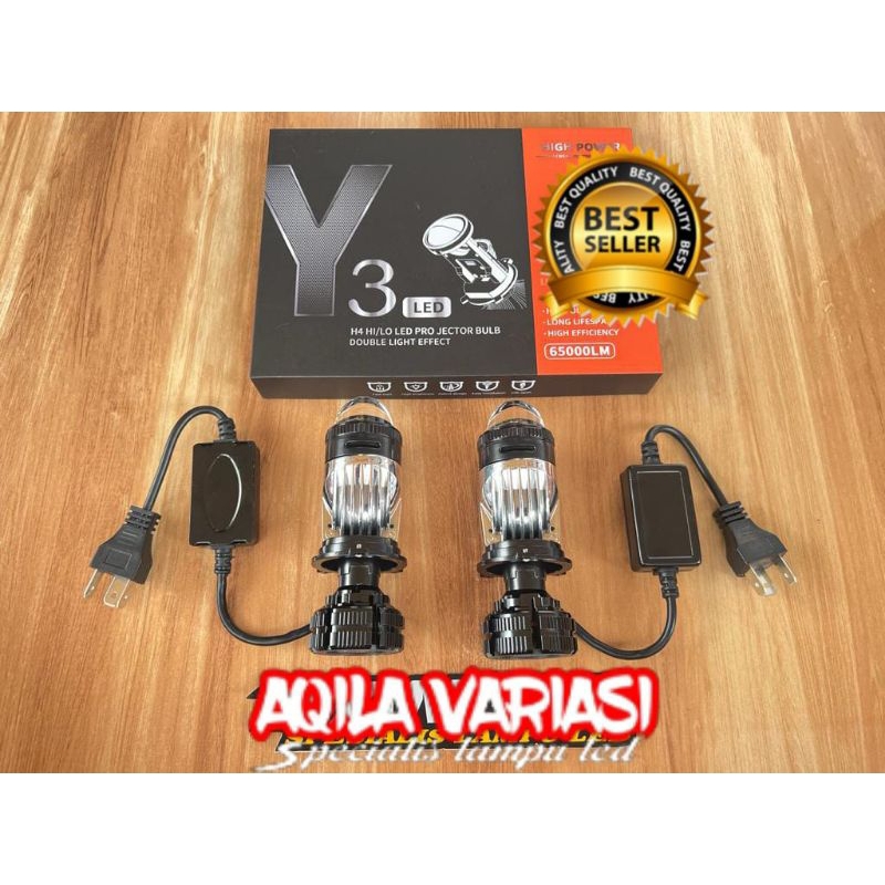 Jual LAMPU MINI PROJEKTOR BI-LED DIKAM Y3 SOKET H4 | Shopee Indonesia