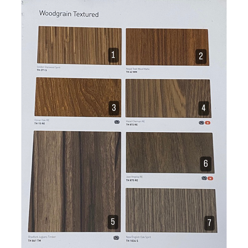Jual SAMPLE HPL TACO WOODGRAIN (TEXTURED) 5 | Shopee Indonesia
