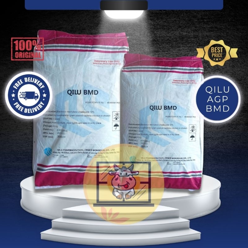 Jual agp bmd bacitracin metilin disilicate qilu Kemasan 1 kg ...