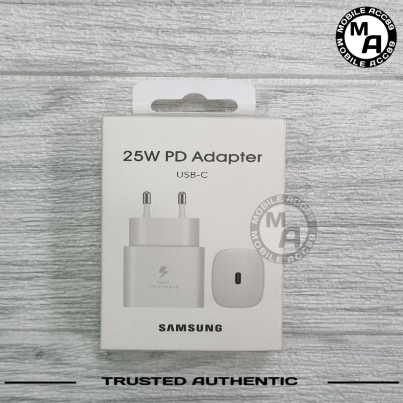 Jual SAMSUNG USB C POWER ADAPTER 25 WATT PUTIH SUPER FAST CHARGING ...