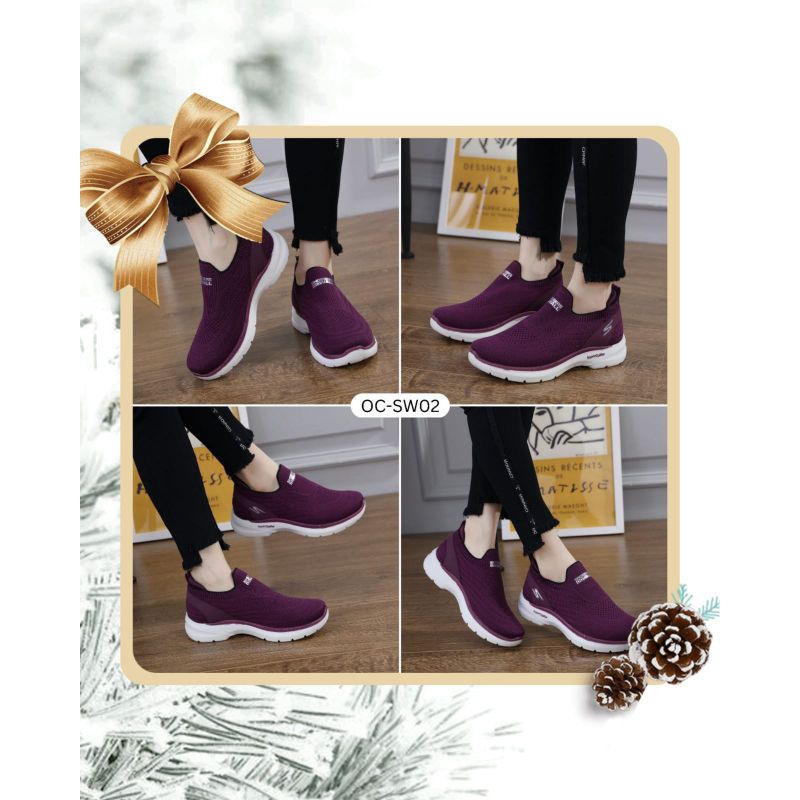 Jual OCTAVIA Sepatu Wanita Extra Light Go Walk Arch Fit #OC-SW02 ...