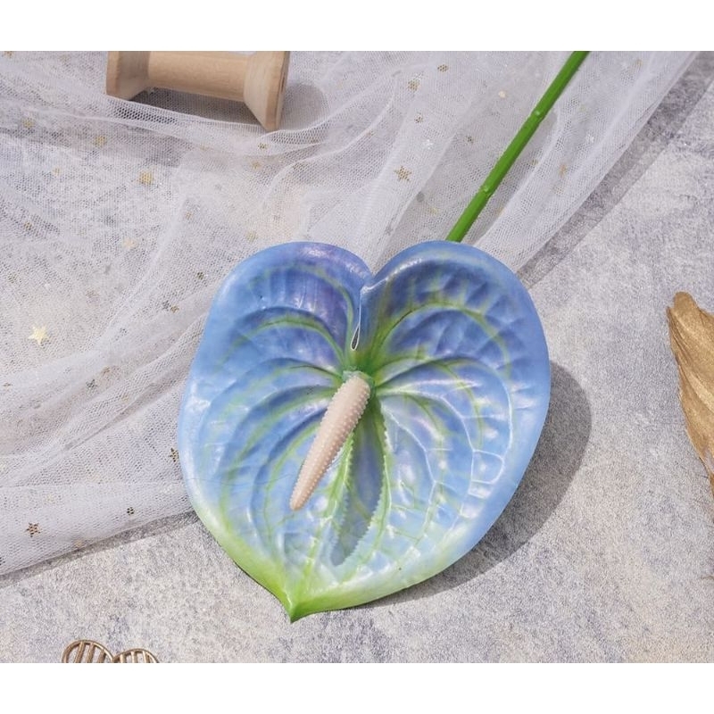 Jual BT498 Bunga anthurium kuping gajah artificial palsu | Shopee Indonesia