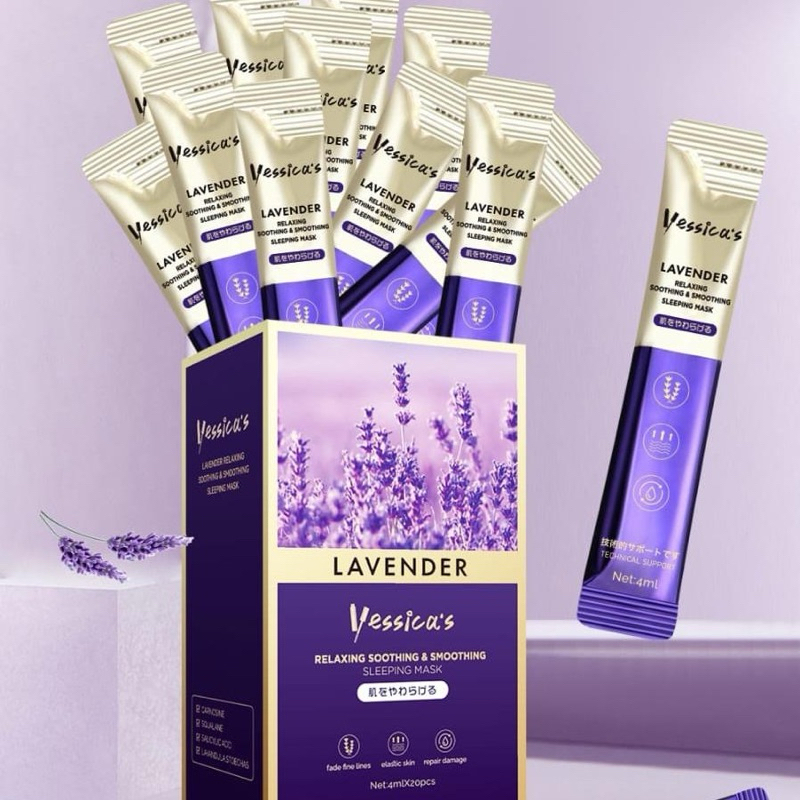 Jual YESSICA’S SLEEPING MASK LAVENDER ECER 1 SACHET| YESSICA LAVENDER ...