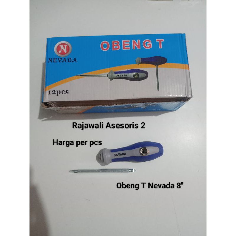 Jual Obeng T Multifungsi Nevada Gagang Karet 8" Plus Minus Satuan ...