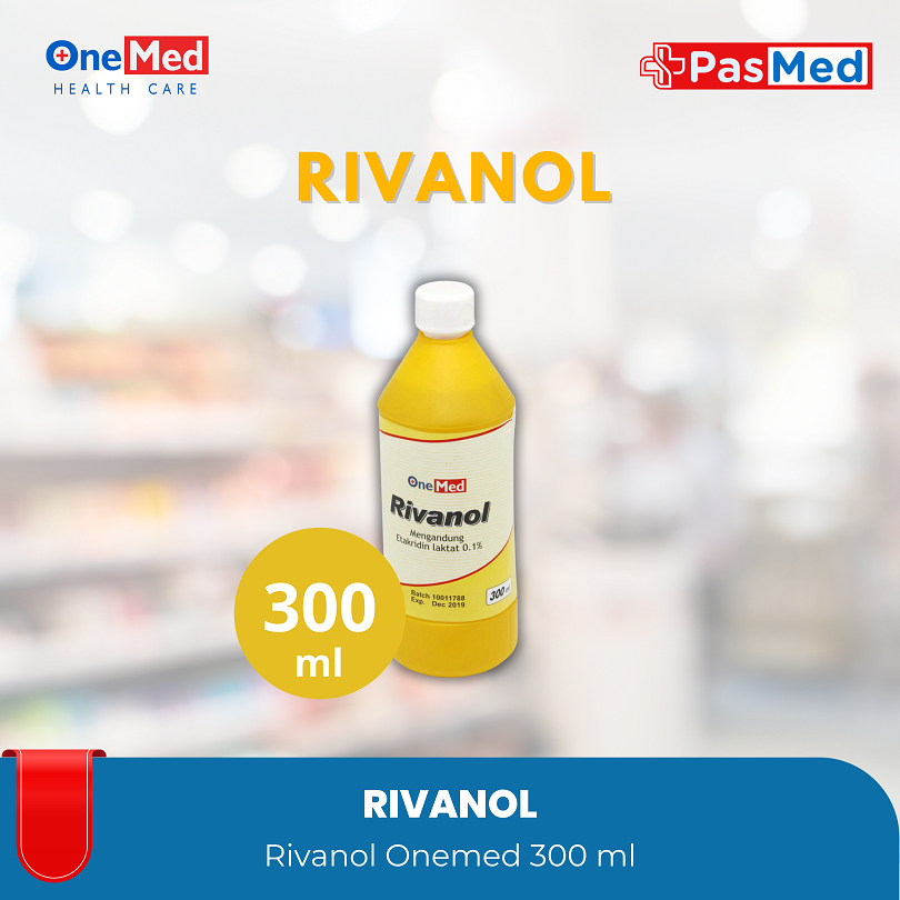 Jual Rivanol OneMed 300 ml / Rivanol 100 ml II PASMED | Shopee Indonesia