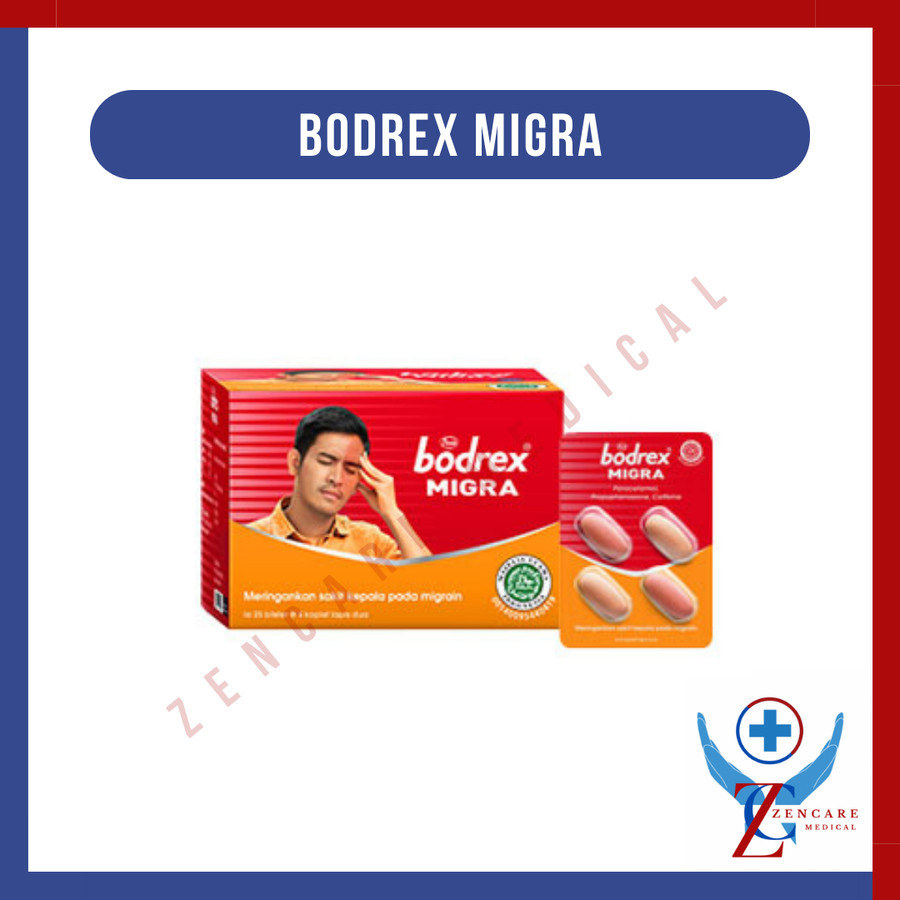 Jual Bodrex Migra Paracetamol Tablet / Obat Sakit Kepala Sebelah Eceran ...