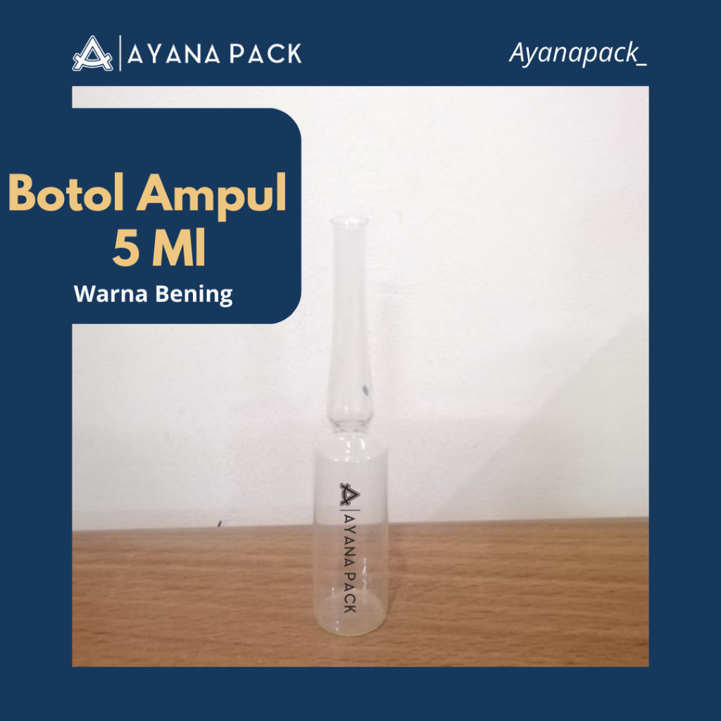 Jual Botol Ampul Serum Vitamin C Injeksi 5 ml Bening | Shopee Indonesia
