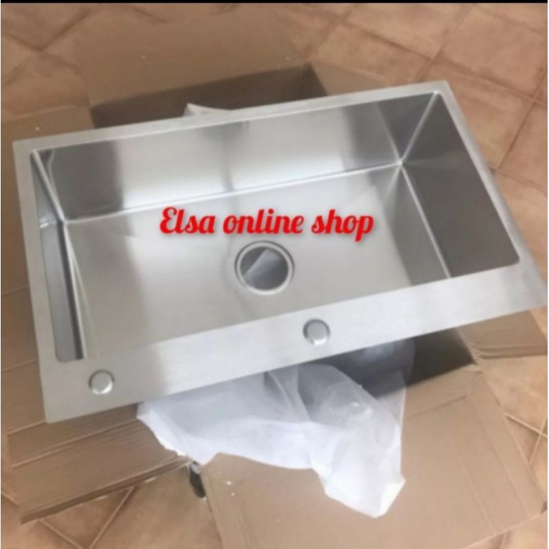 Jual Kitchen sink 8050 stainless bak cuci piring 1 lobang besar ...