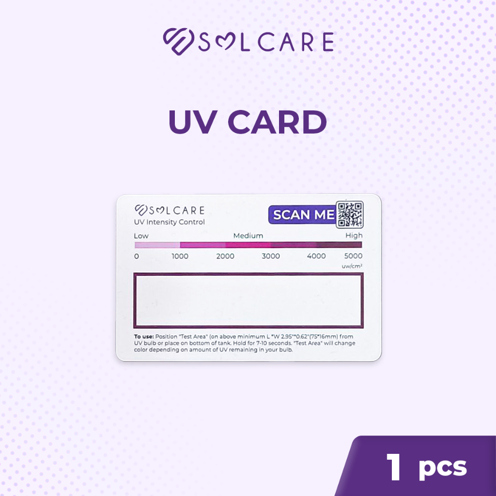Jual [COD] Solcare UV Card - UV Intensity Control Tes Kadar UV B ...