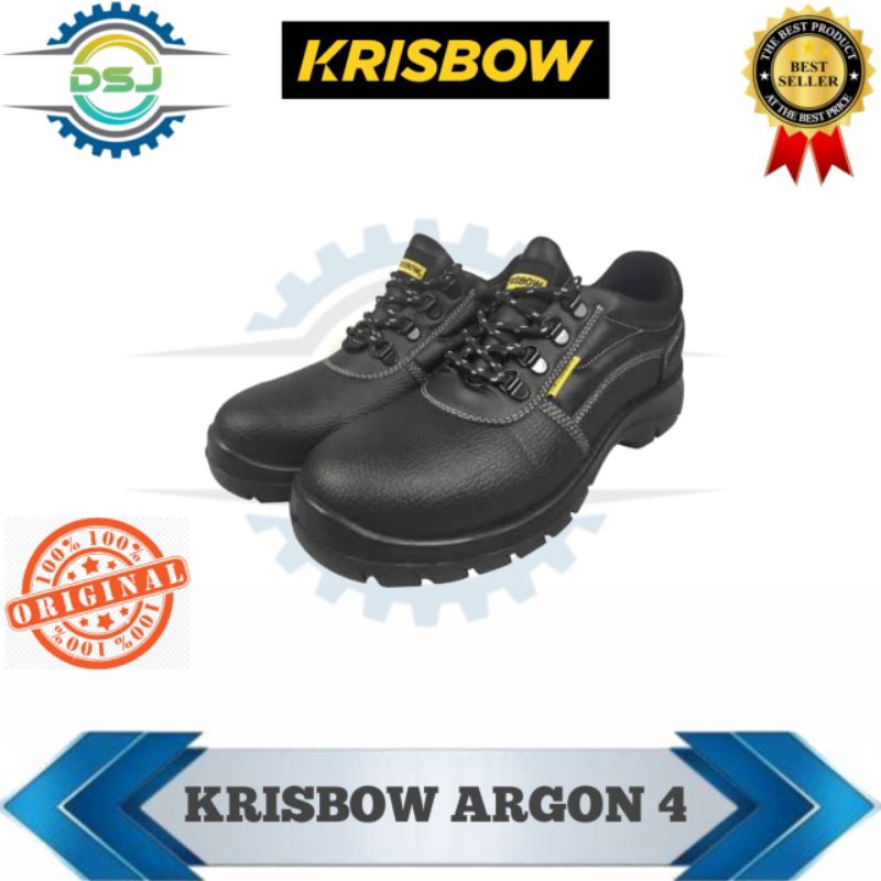 Jual KRISBOW / Sepatu Safety Krisbow Argon 4 inch Original | Shopee ...