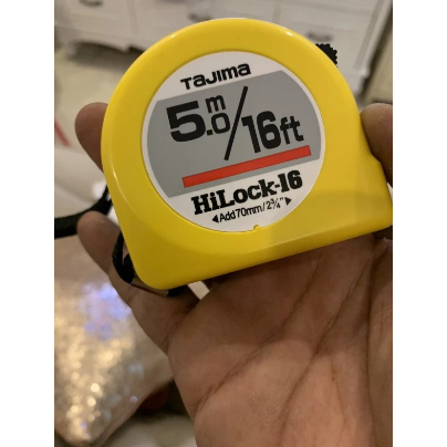 Jual TAJIMA METERAN 5 METER / 5M MEASURING TAPE HILOCK 5M/16FT | Shopee ...