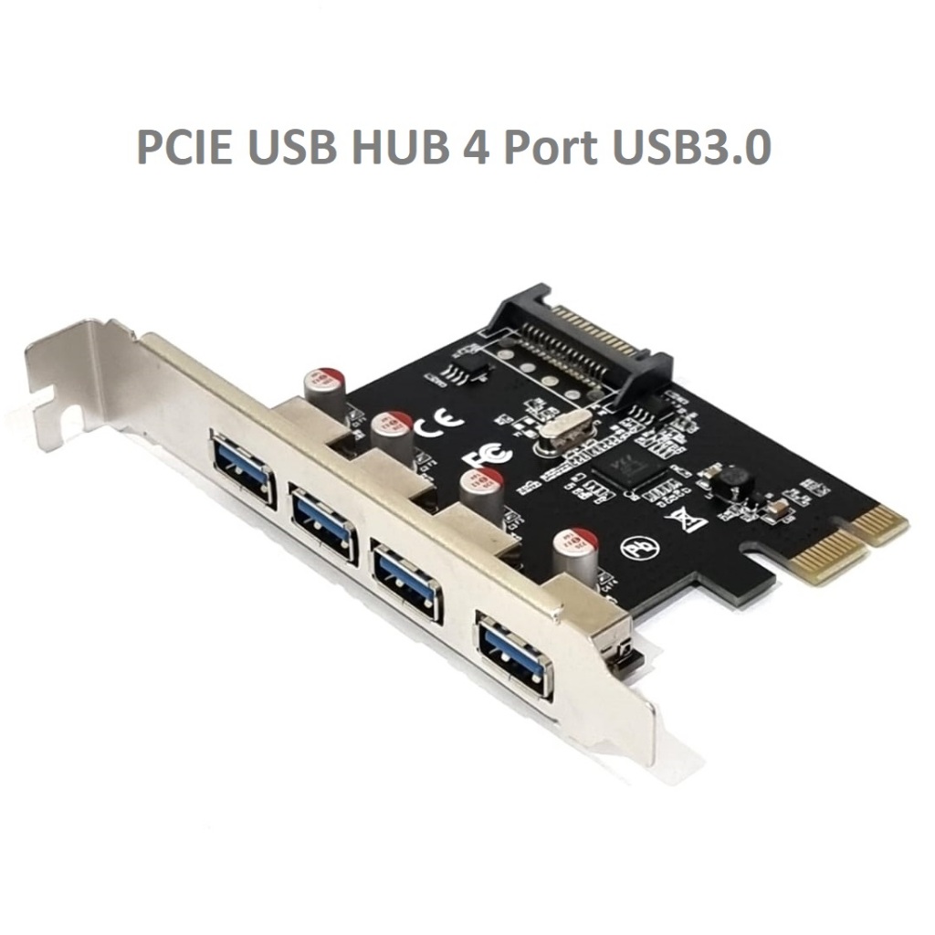 Jual PCIe USB 4 Port USB 3.0 PCI Express Internal x1 High Speed PCI USB ...