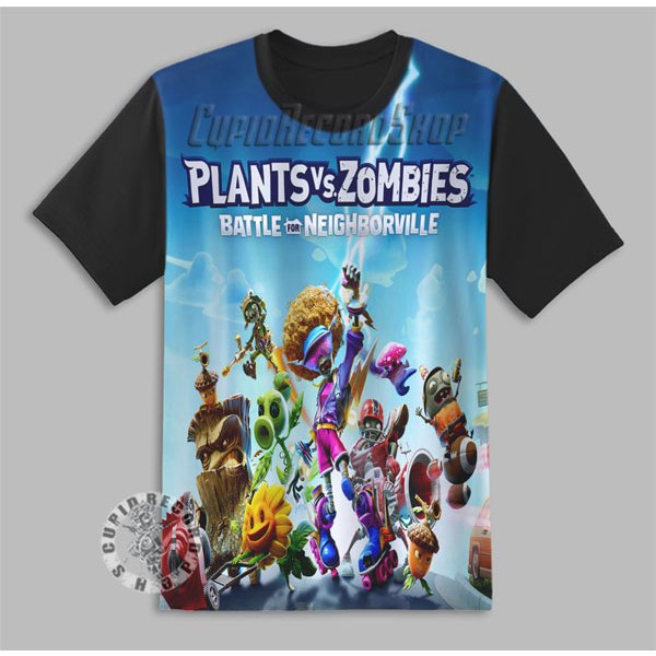 Jual Baju Plants Vs Zombies Kaos Game Zombie Anak Laki Laki 3D V ...