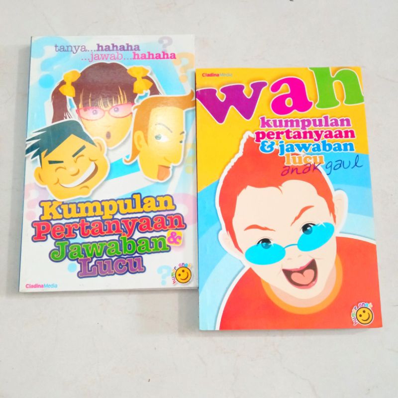 Jual (ORIGINAL) PAKET 2 BUKU HUMOR / HUMOR ANAK / KUMPULAN PERTANYAAN ...