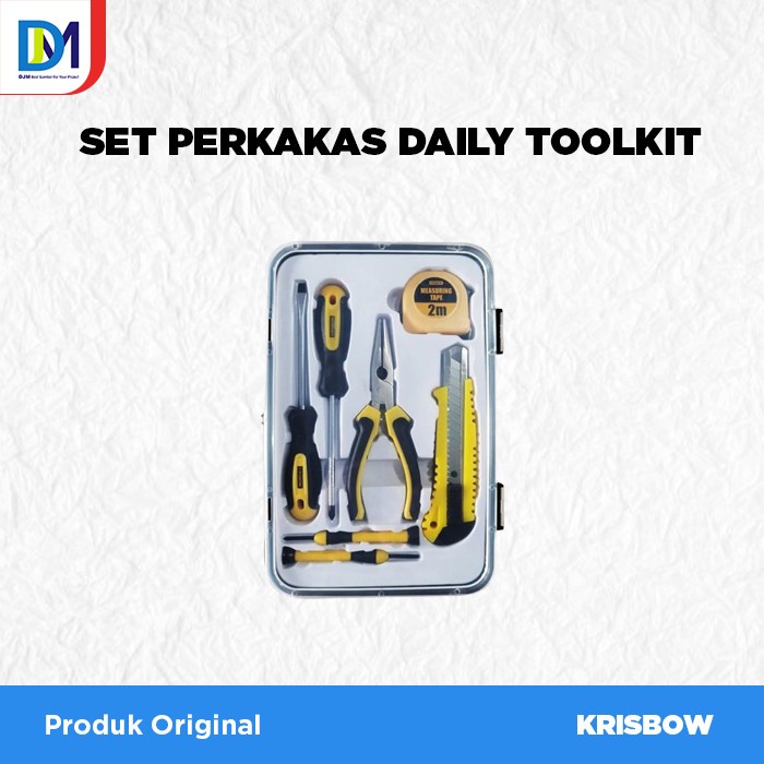 Jual Set Perkakas Daily Toolkit 7 Pcs Lrtkd7 Krisbow Produk Original | Shopee Indonesia