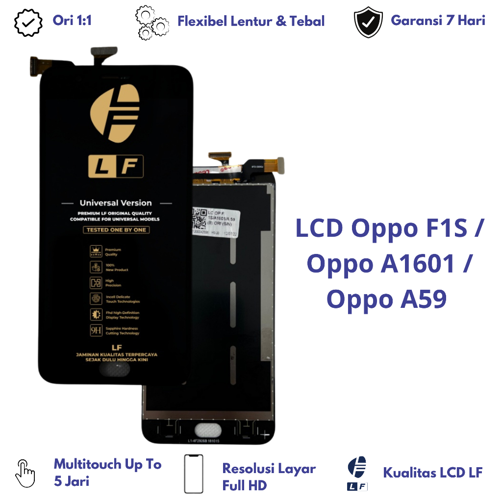 Jual LCD Oppo F1S / A1601 / A59 Fullset Touchscreen | Shopee Indonesia