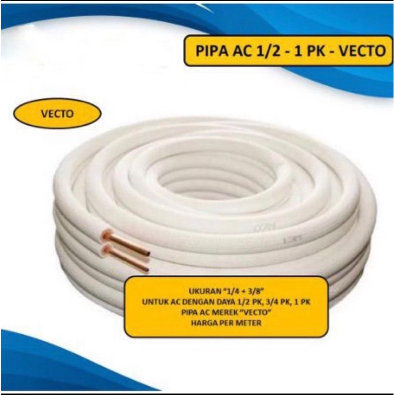 Jual Pipa Ac 1/4 x 3/8 Pipa Ac 1/2 PK, Pipa Ac 3/4 PK, Pipa Ac 1 PK ...