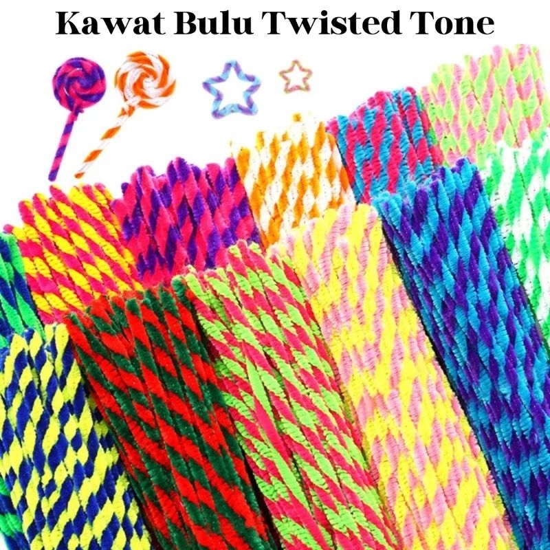 Jual Kawat Bulu Twisted Color | Shopee Indonesia