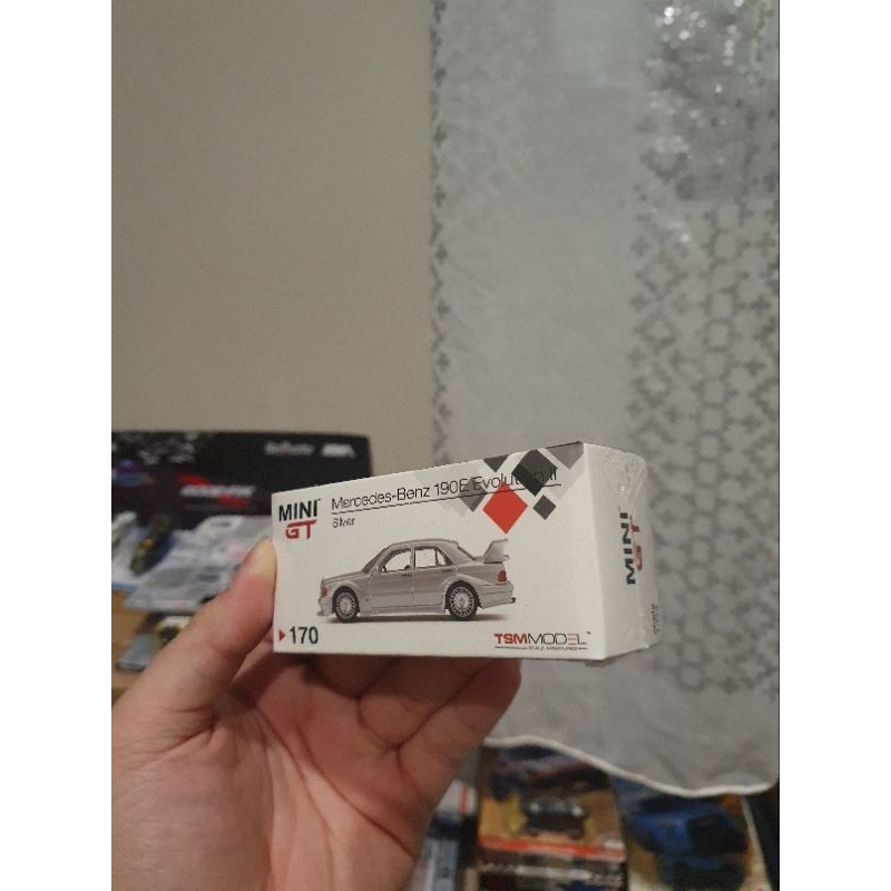Jual Mini GT MiniGT Mercedes Benz 190E Evolution II silver kode nomor ...
