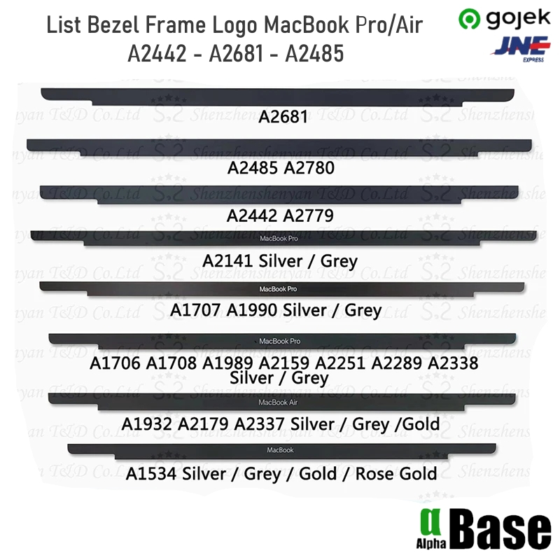Jual List Bezel Frame Logo MacBook Pro/Air | Shopee Indonesia