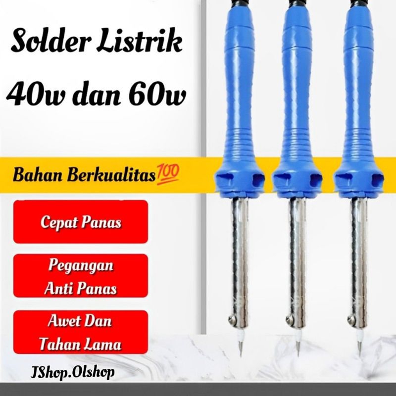 Jual YOSINOGAWA Solder Listrik 40w dan 60w ORIGINAL Soldering Iron ...
