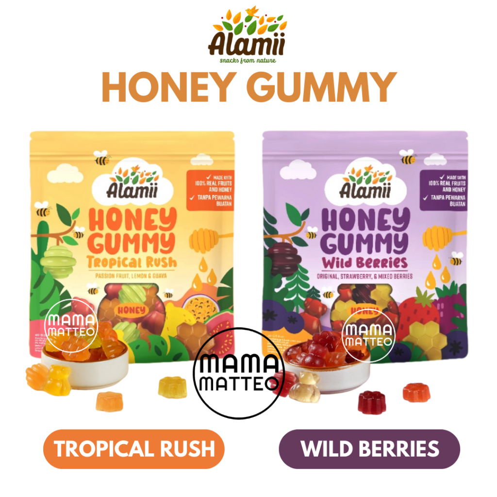 Jual ALAMII Honey Gummy Tropical Rush Wild Berries 40gr / Permen Gummy ...