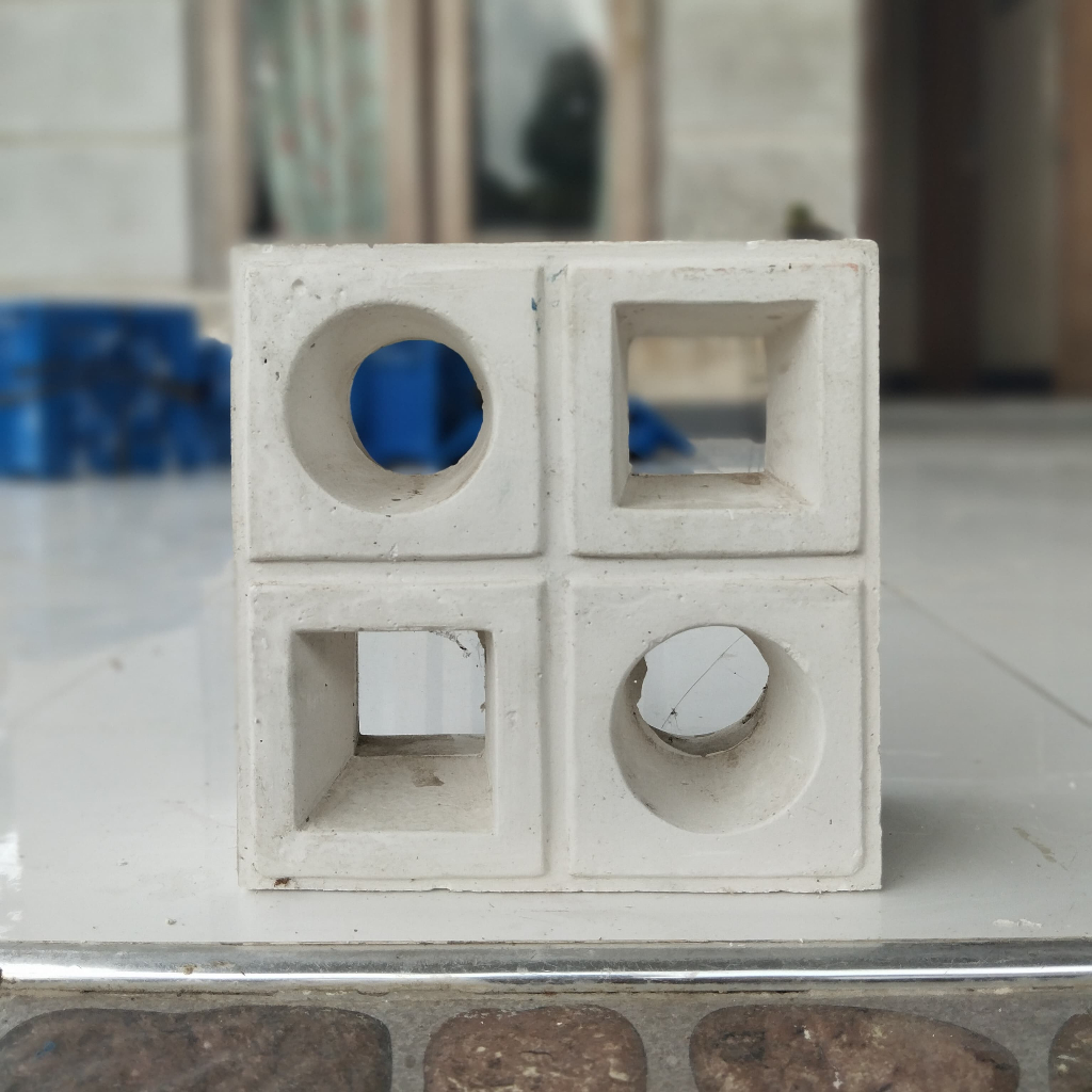 Jual Cetakan Loster Murah Motif Domino Ukuran 20x20cm TEbal 10cm ...