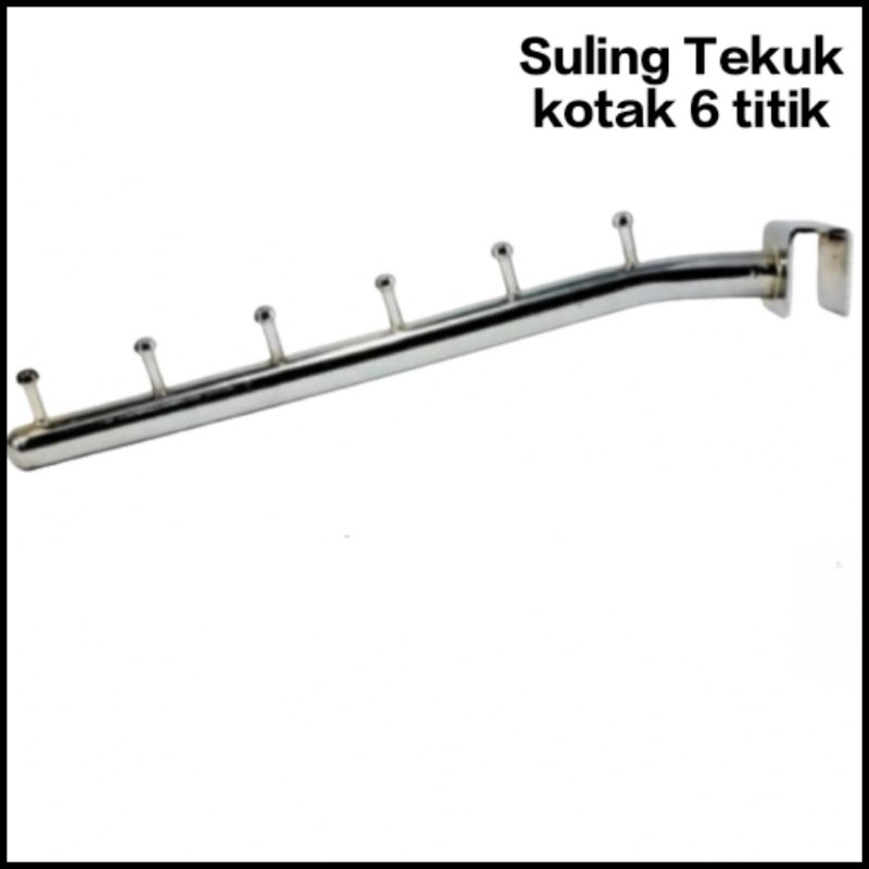Jual HANGER SULING 6 PAKU KOTAK / CANTELAN SULING Besi Pipa Kotak 6 ...