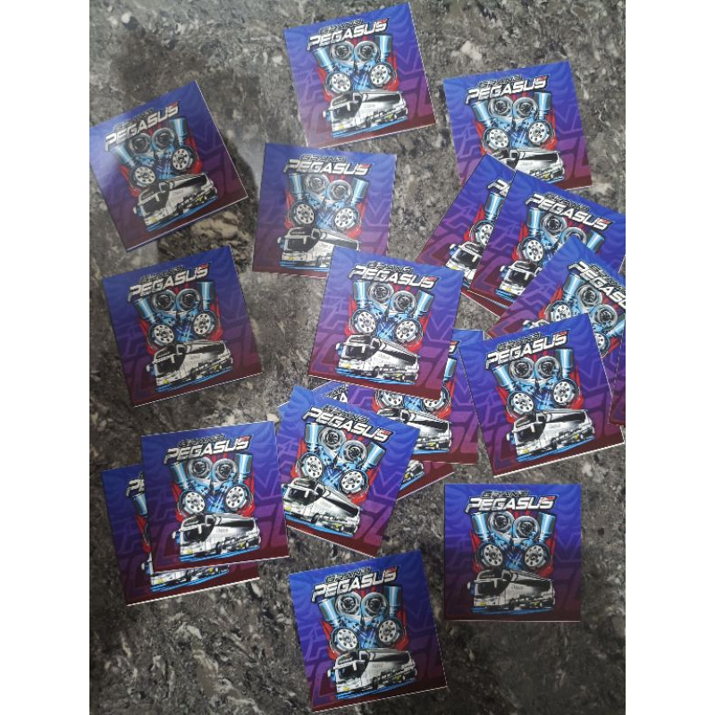 Jual stiker bus fadel grand pegasus isi 52 pcs | Shopee Indonesia