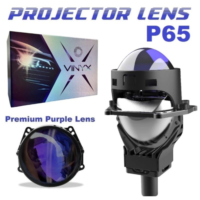Jual Lensa Lampu Utama Biled LED Laser Projector Projie Vynix p65 Gen2 ...
