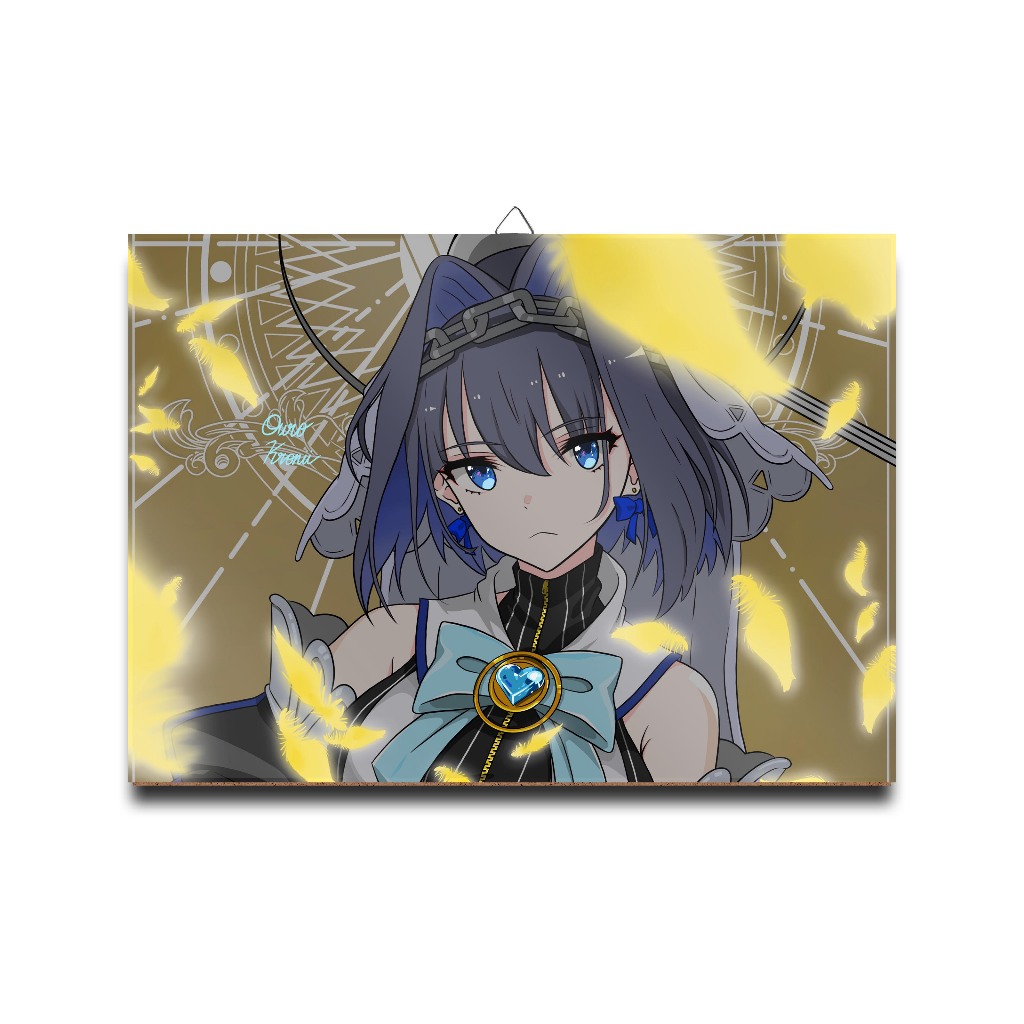 Jual Poster dinding kayu anime vtuber OURO KRONII GOLD - HOLO EN ...
