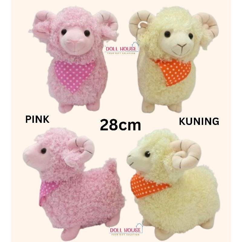 Jual Boneka Domba Imut Cute Lamb syal 28cm | Shopee Indonesia