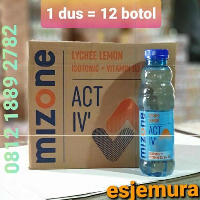 Jual [PRODUK SQLSS79] Minuman Isotonik Mizone Lychee Leci Lemon per dus ...