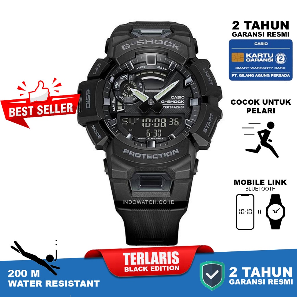 Jual Casio G-SHOCK G-SQUAD GBA-900-1A | GARANSI RESMI 2 TAHUN PT GAP | Shopee Indonesia