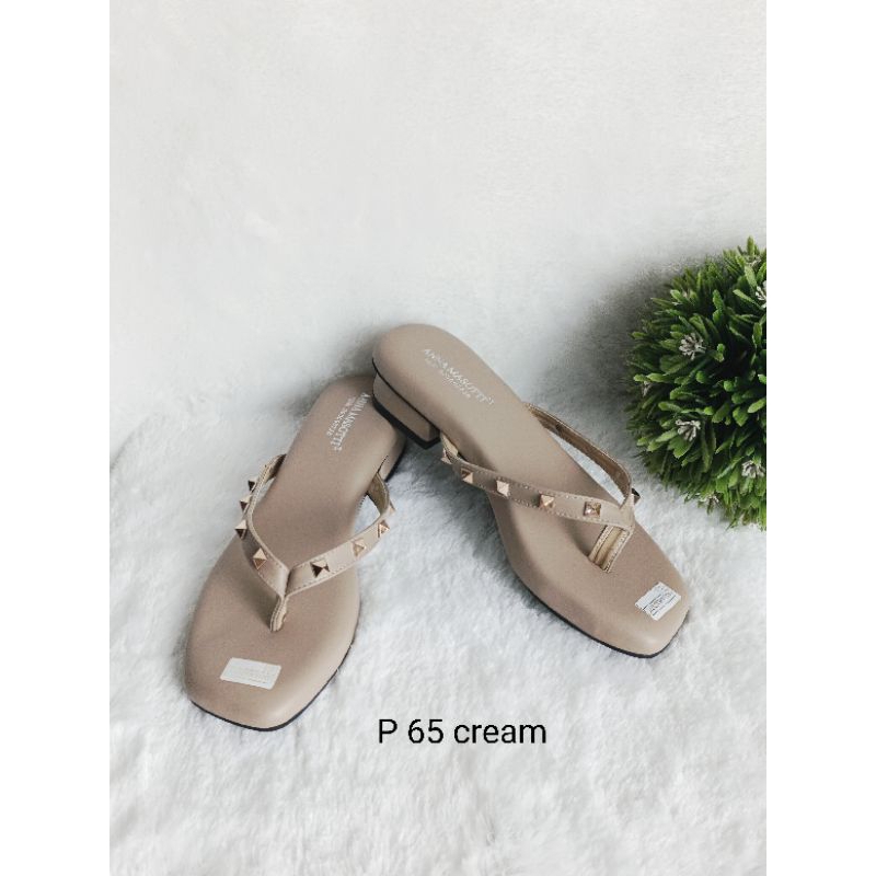 Jual Anna Masotti Sandal Wanita Super Empuk Sandal Motif Piramid ...