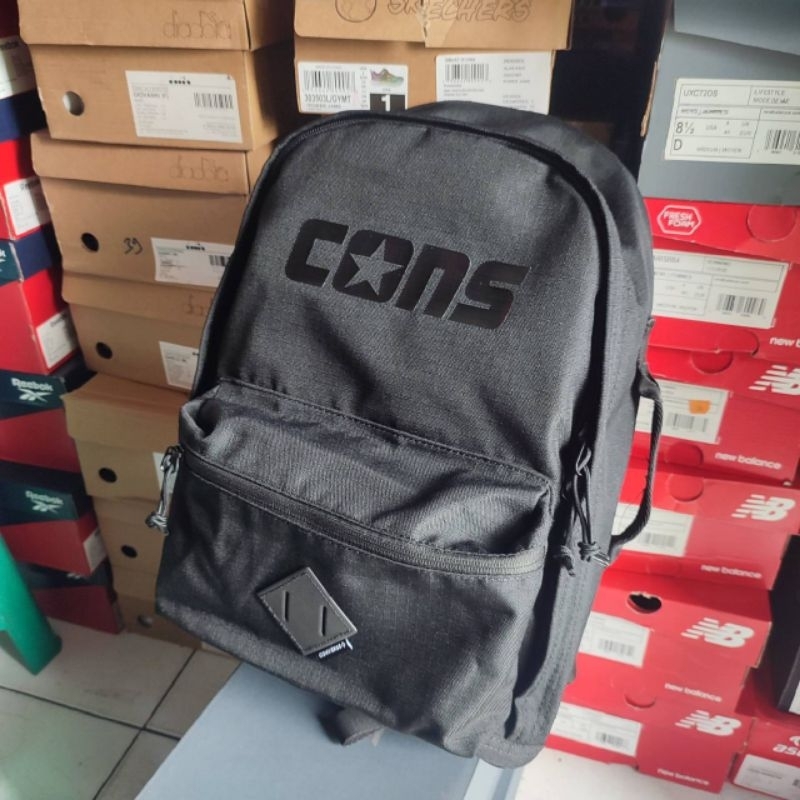 Jual [ORIGINAL RESMI PT MAP] Tas Converse Go 2 Backpack Black | Shopee ...