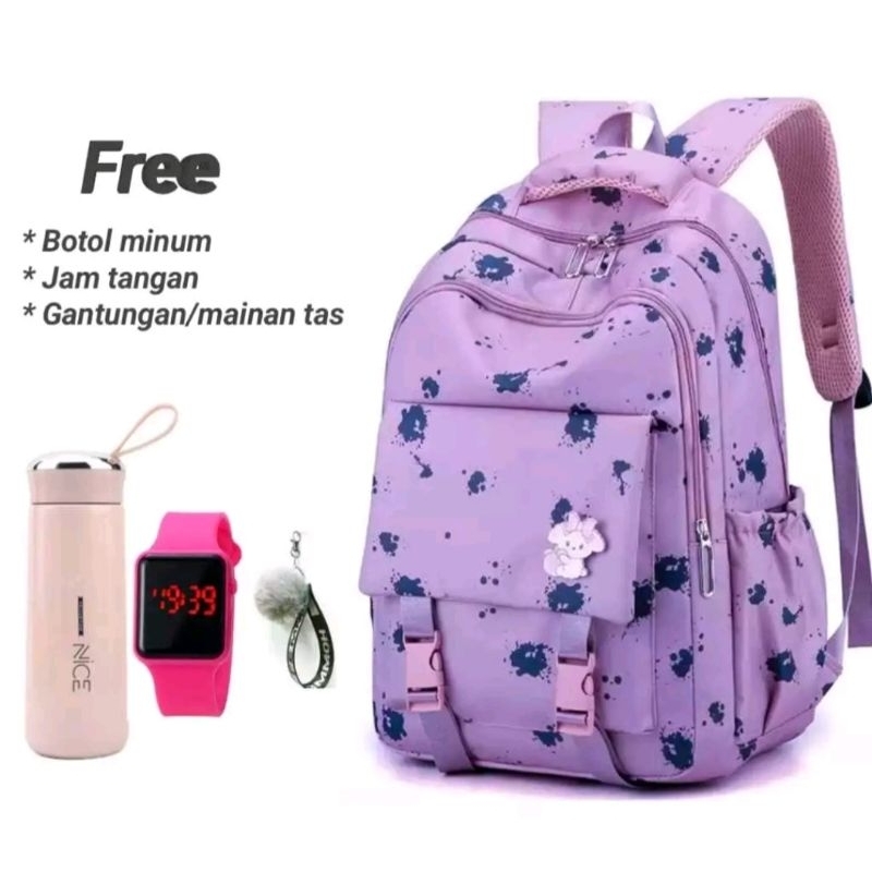 Jual Tas ransel sekolah anak perempuan tas beauty backpack fashion korea untuk anak SD SMP ...