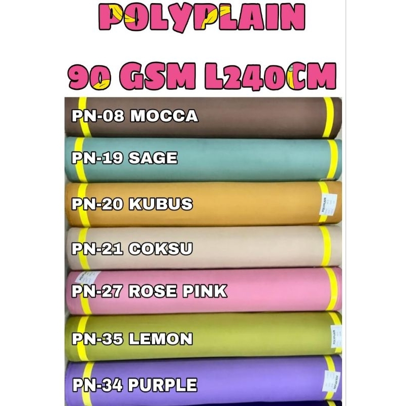 Jual Kain Katun Poly Micro Bahan Sprei Panjang 1 Meter Lebar 240cm ...