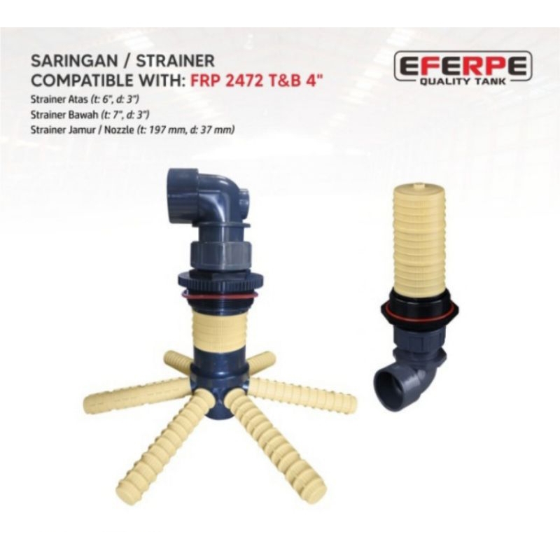 Jual strainer saringan tabung filter air tabung 2472 | Shopee Indonesia