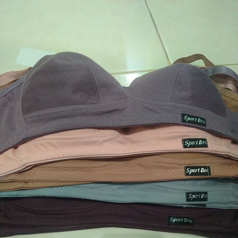 Jual Bra sport / sport bra / BH tanpa kawat / kotang wanita / kutang ...