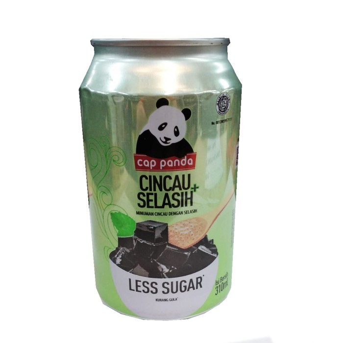 Jual Cap Panda Grass Jelly+Basil Seed Less Sugar 310 ml | Shopee Indonesia