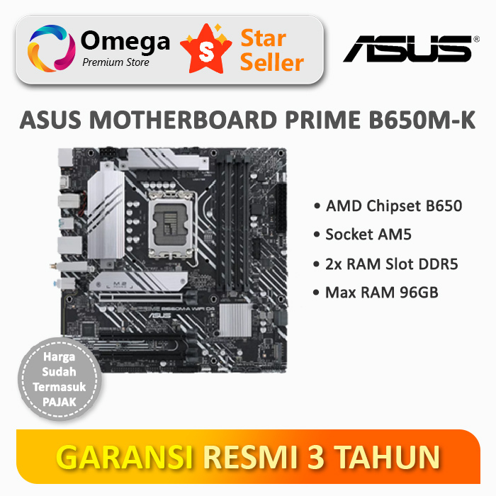 Jual Asus Motherboard Prime B650M-K | Shopee Indonesia