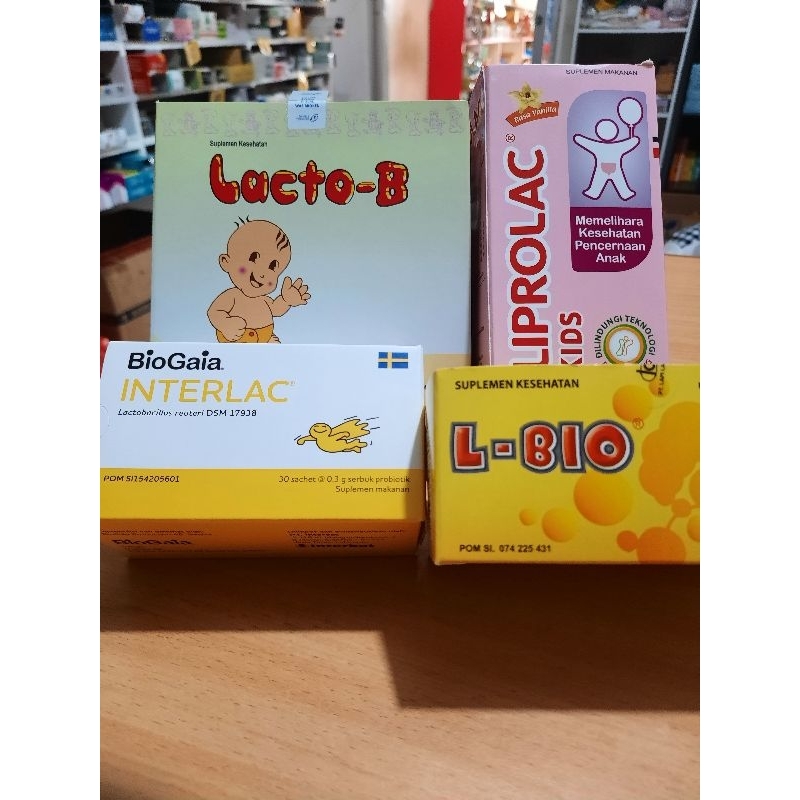 Jual Liprolac Interlac L-Bio Lacto-B memelihara kesehatan pencernaan ...
