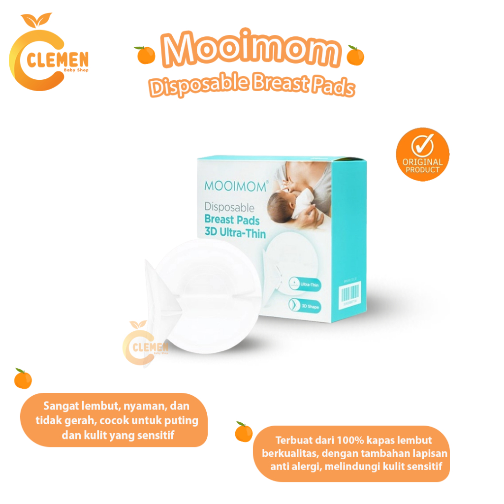 Jual Mooimom Disposable Breast Pads (Pelindung Payudara Dan Penyerap Asi) | Shopee Indonesia