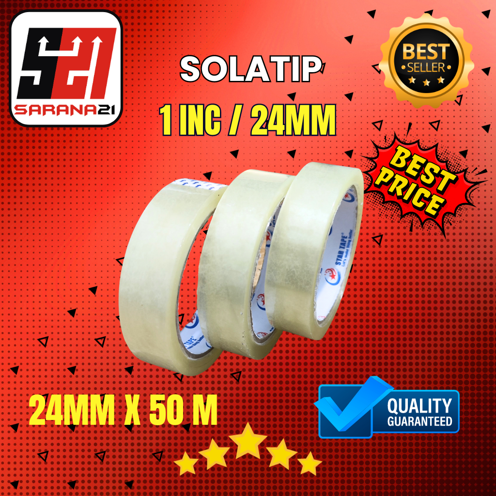Jual Solatip Isolasi 24mm | Shopee Indonesia